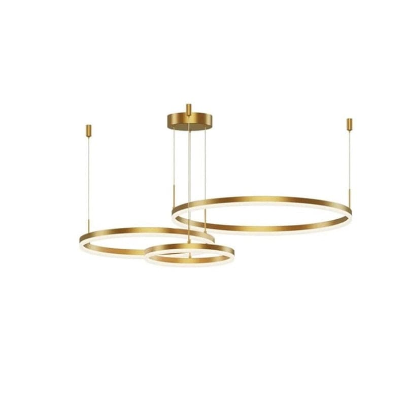 3 Ring Gold Chandelier (Medium) — Mafeemushkil.com LLC