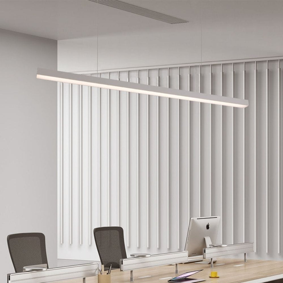 Suspended Linear LED Light White — Mafeemushkil.com LLC